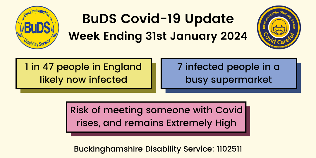 Covid-19 Risk Assessment: Week Ending 31 January 2024 – BuDS